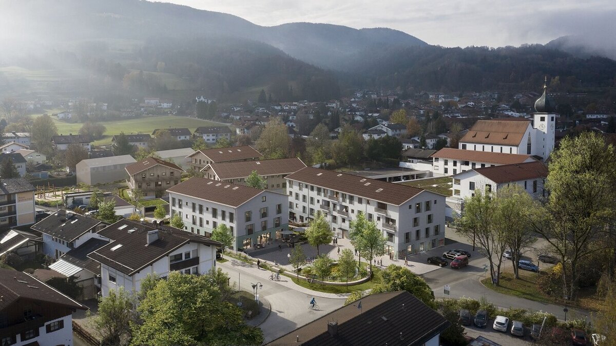 Der Tannenhof in Bad Feilnbach: Wohnquartier mit grünem Herz
