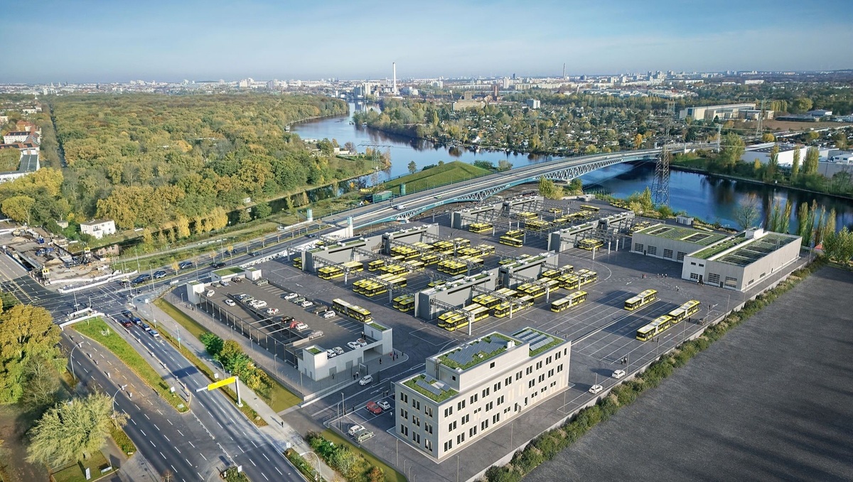 Buses Going Electric: Transport Operator BVG Builds First Depot for ...
