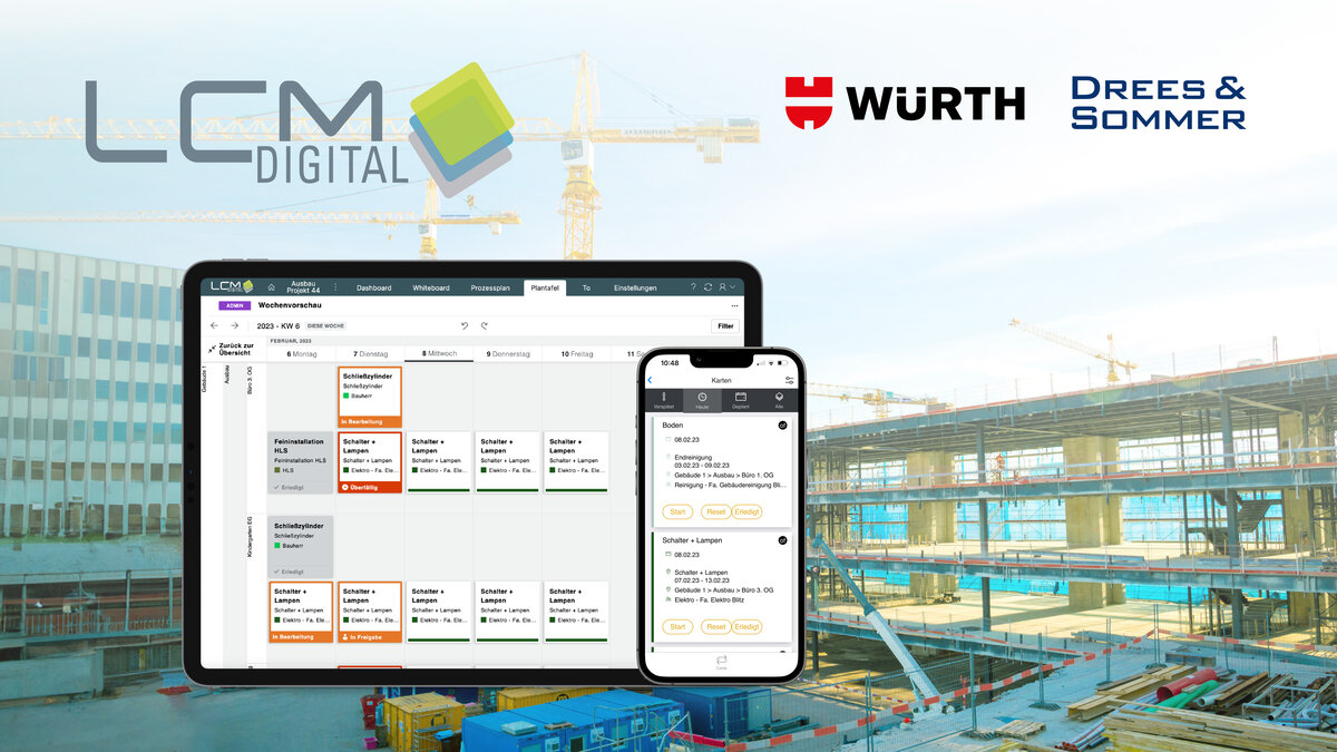 Würth invests in LCM Digital: a milestone in the digital transformation of the construction industry