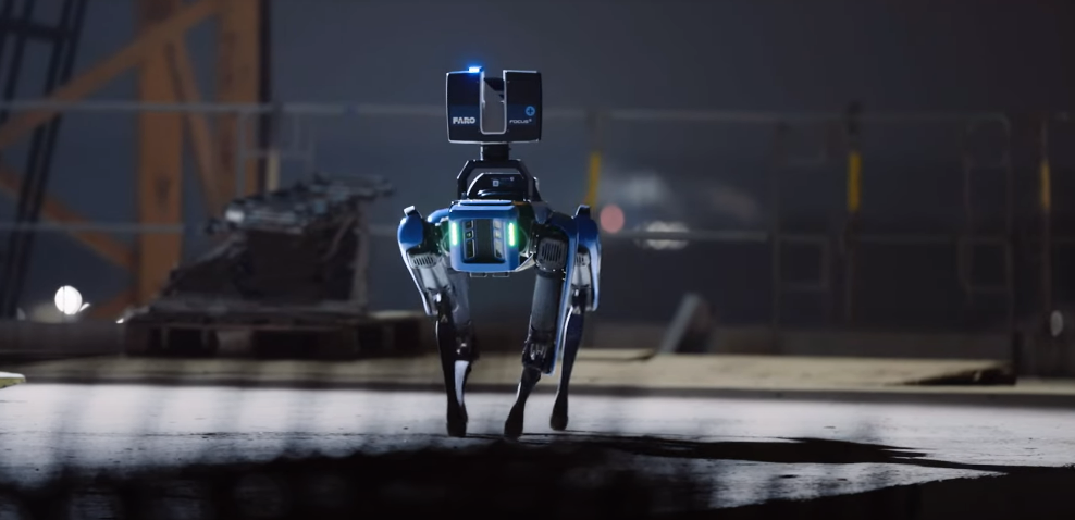 Spot, the robot dog, digitizes construction sites.